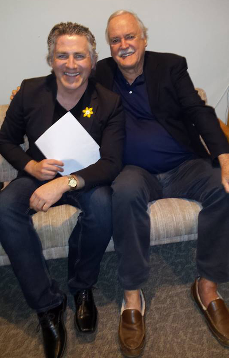 Dylan Black meets comedy legend John Cleese - The Review Newspaper