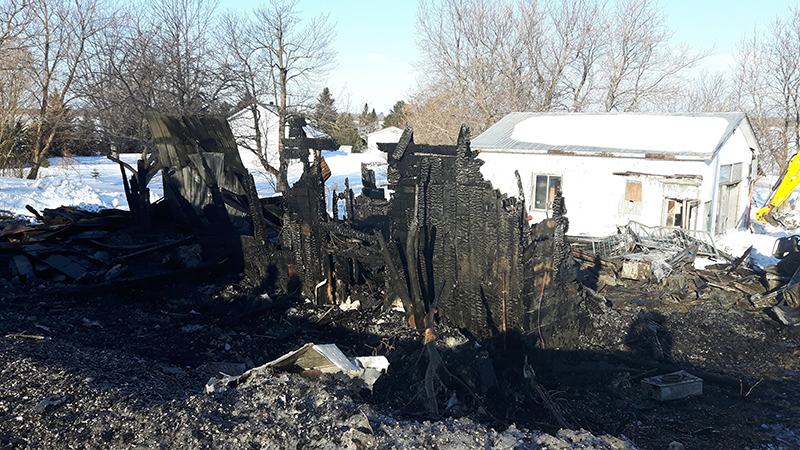 St-Bernardin home destroyed by fire - The Review Newspaper